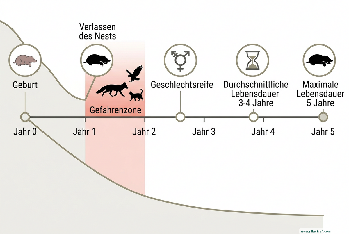Wie Lange Bleibt Ein Maulwurf Im Garten